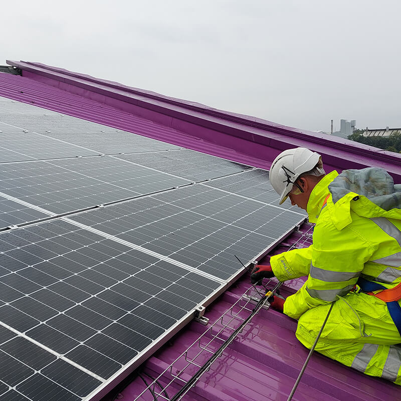 Industrial Estate Solar Installations - Lowenergy Services